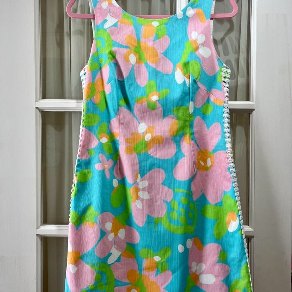 Lilly Pulitzer | Dresses | Lilly Pulitzer Shift Dress Shorely Blue Mojo ...